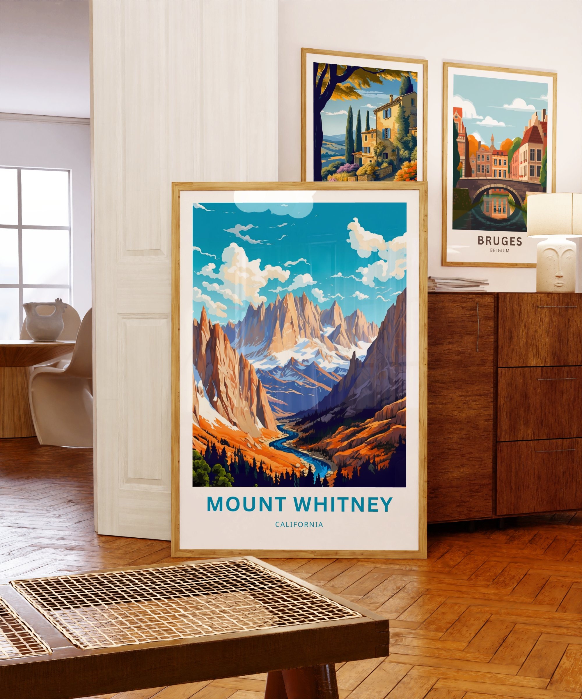 Personalized Mount Whitney Travel Print Mount Whitney Poster ...