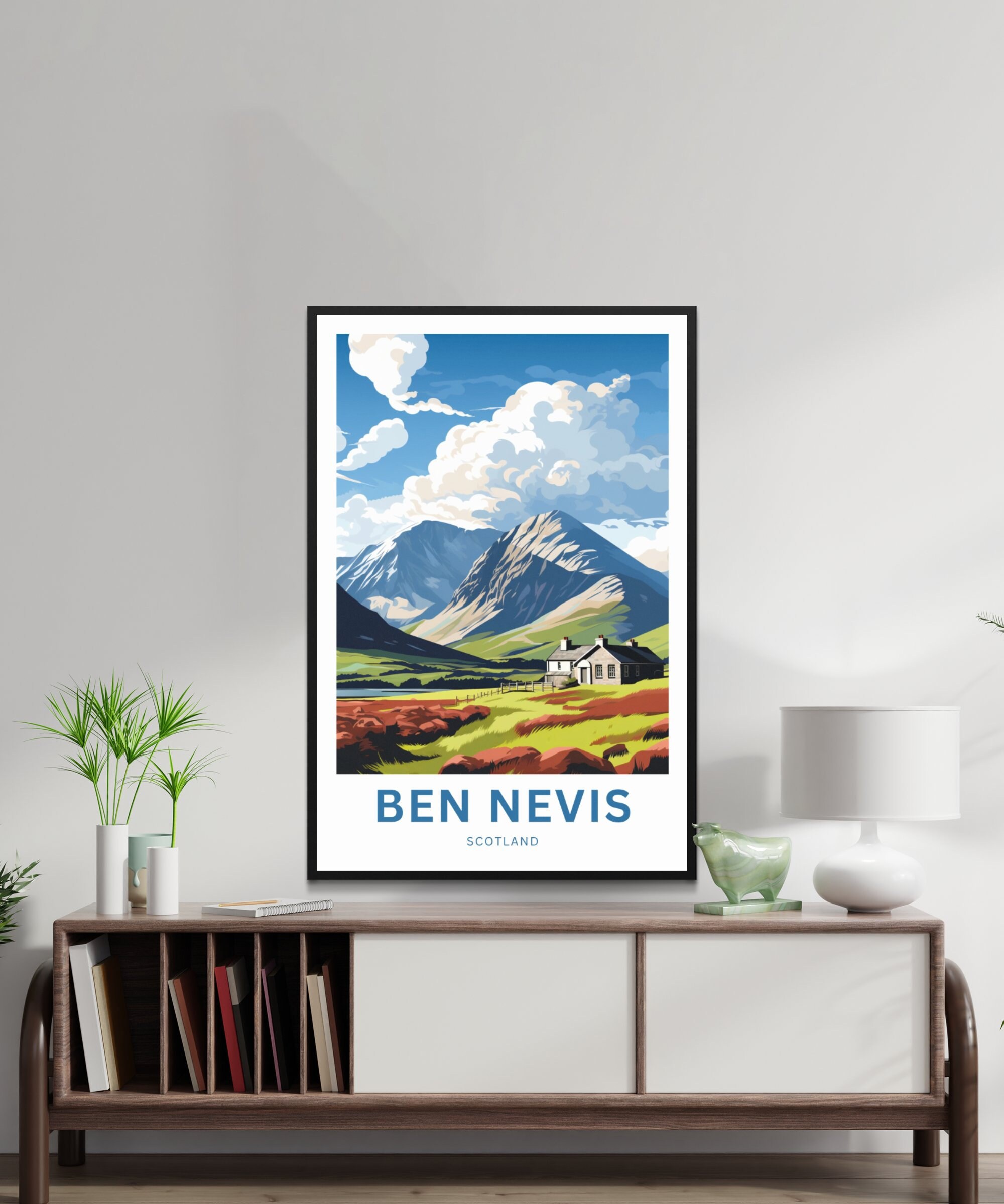 Personalized Ben Nevis Travel Print - Ben Nevis Poster, Scotland Wall ...
