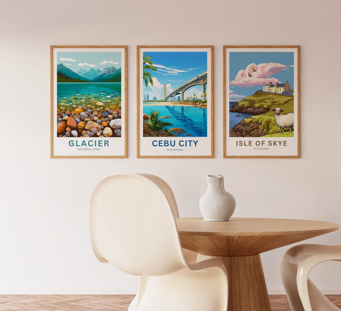 Personalized Cebu City Travel Print - Cebu City Poster, Philippines ...
