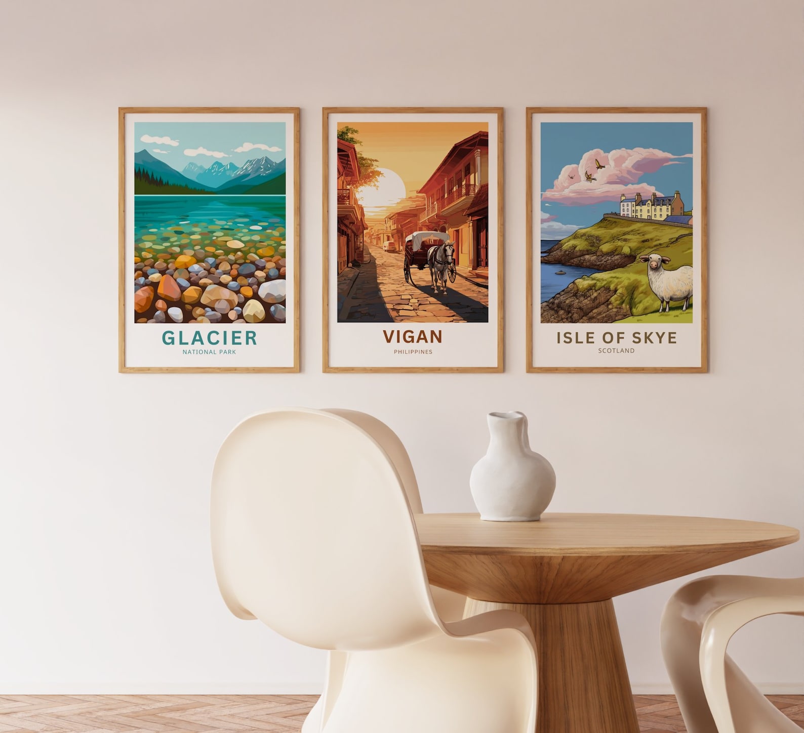 Vigan Travel Print Vigan Poster, Philippines Wall Art, Framed Present ...