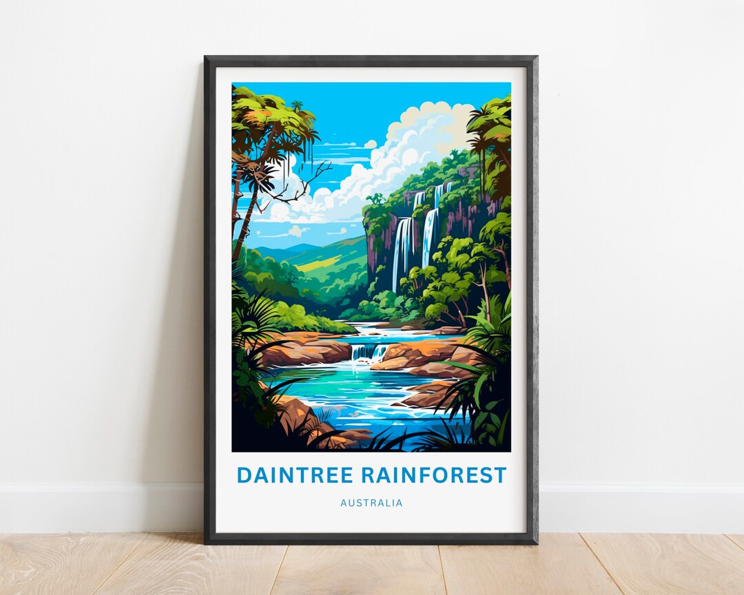 Daintree Rainforest Travel Print - Daintree Rainforest Poster ...