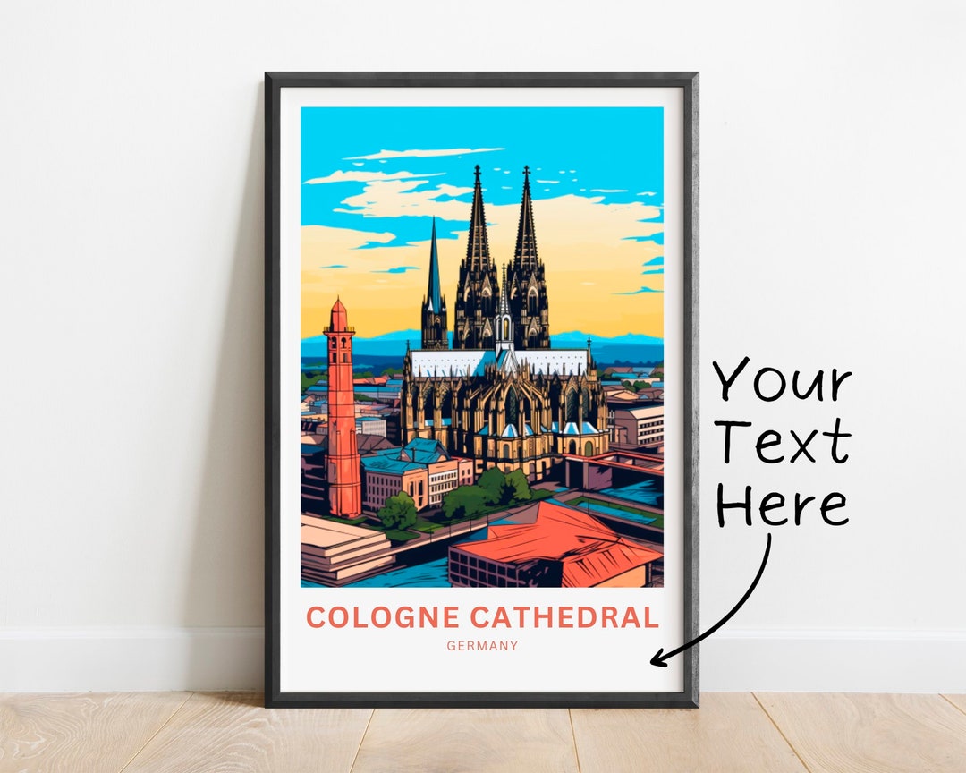 Personalized Cologne Cathedral Print - Cologne Cathedral Poster ...