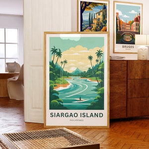 Personalized Siargao Island Travel Print - Siargao Island Poster ...