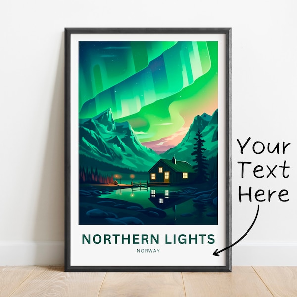 Northern Lights Poster - Etsy