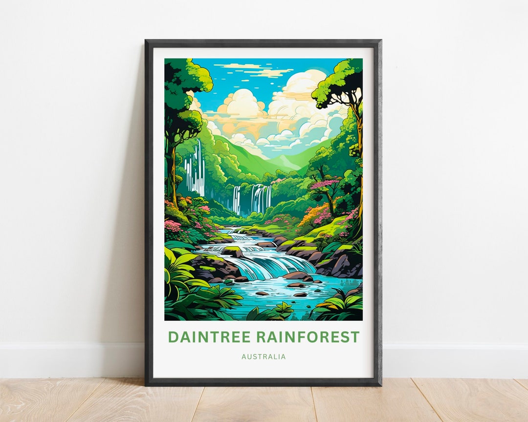 Daintree Rainforest Travel Print - Daintree Rainforest Poster ...