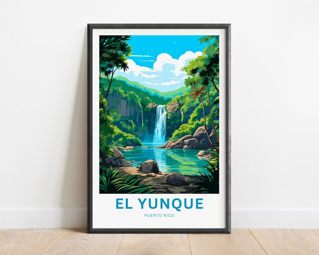El Yunque Travel Print - El Yunque Poster, El Yunque National Forest ...
