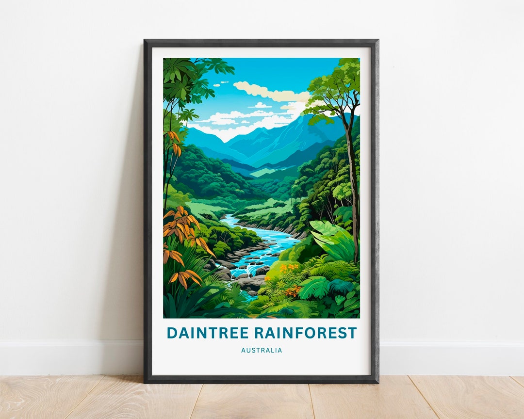Daintree Rainforest Travel Print - Daintree Rainforest Poster ...