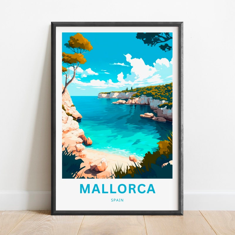 Mallorca Poster - Etsy
