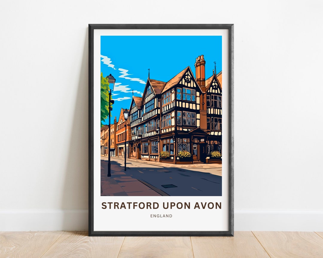 Stratford-upon-avon Travel Print - Stratford-upon-avon Poster, England ...