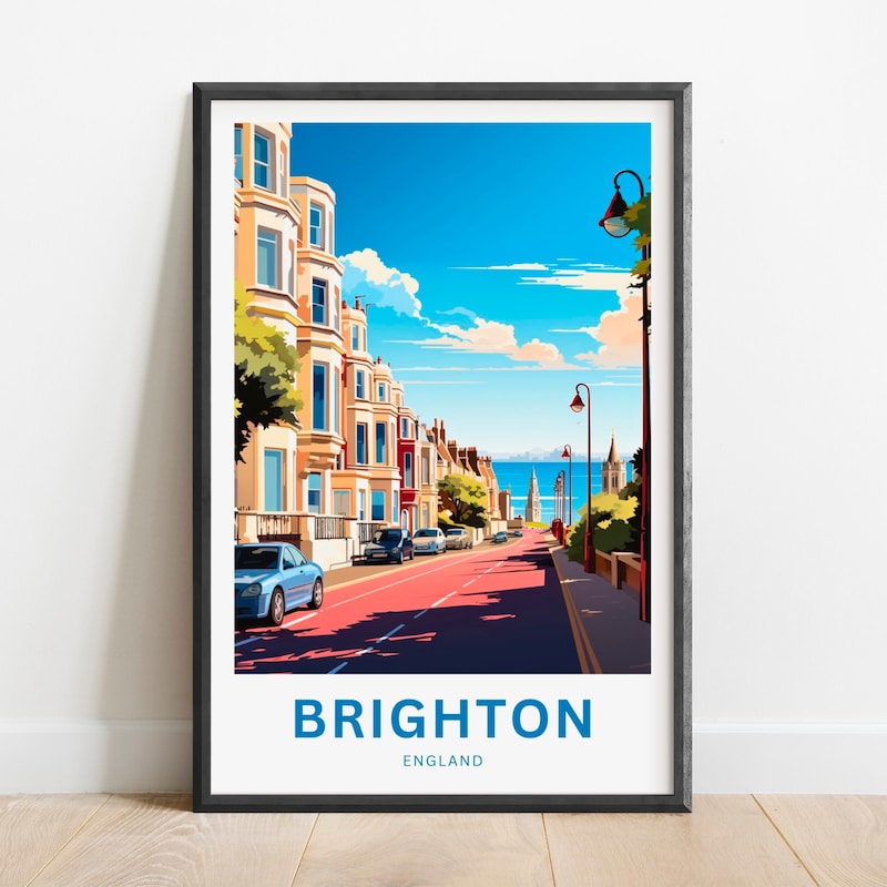 Brighton Poster - Etsy UK