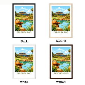Personalized Taronga Zoo Travel Print - Taronga Zoo Poster, Sydney Wall ...