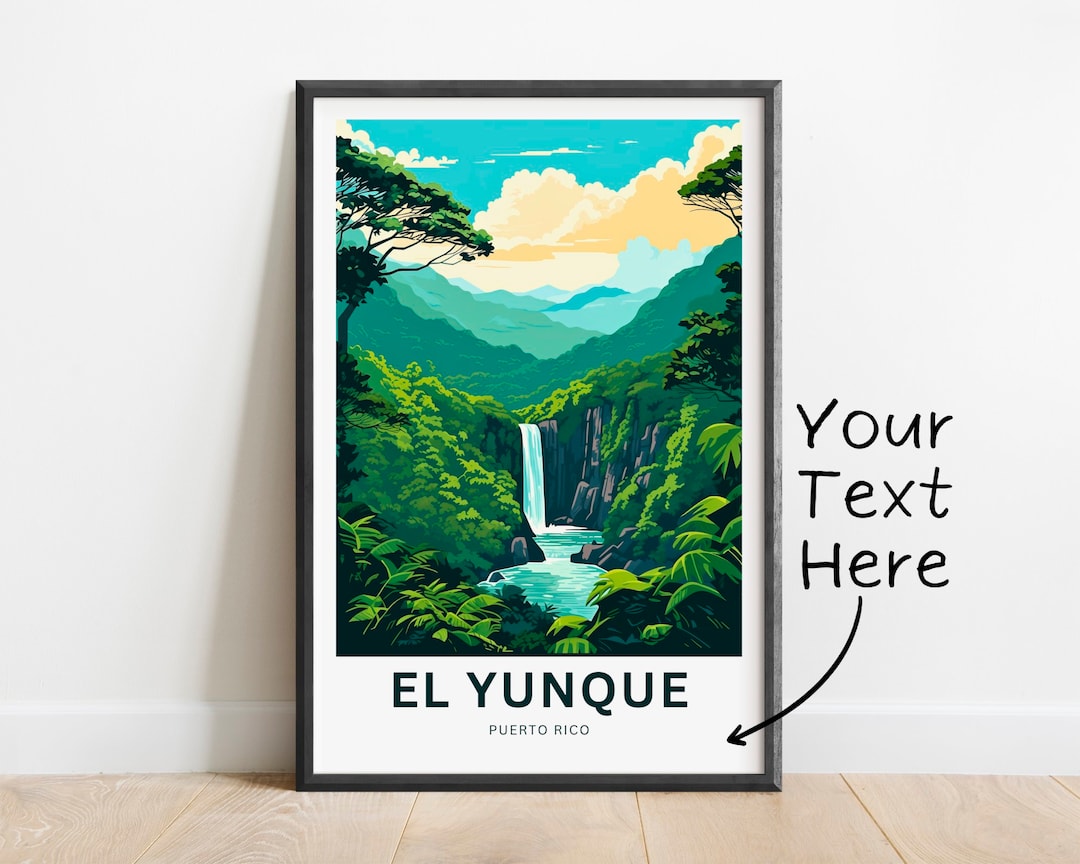 El Yunque Travel Print - El Yunque Poster, El Yunque National Forest ...