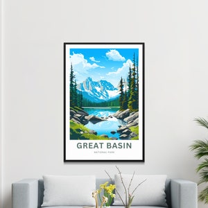 Personalized Great Basin National Park Travel Print - Great Basin ...