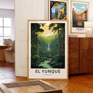 El Yunque Travel Print - El Yunque Poster, El Yunque National Forest ...