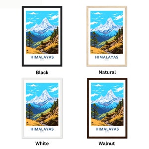 Personalized Himalayas Travel Print - Himalayas Poster, Nepal Wall Art ...