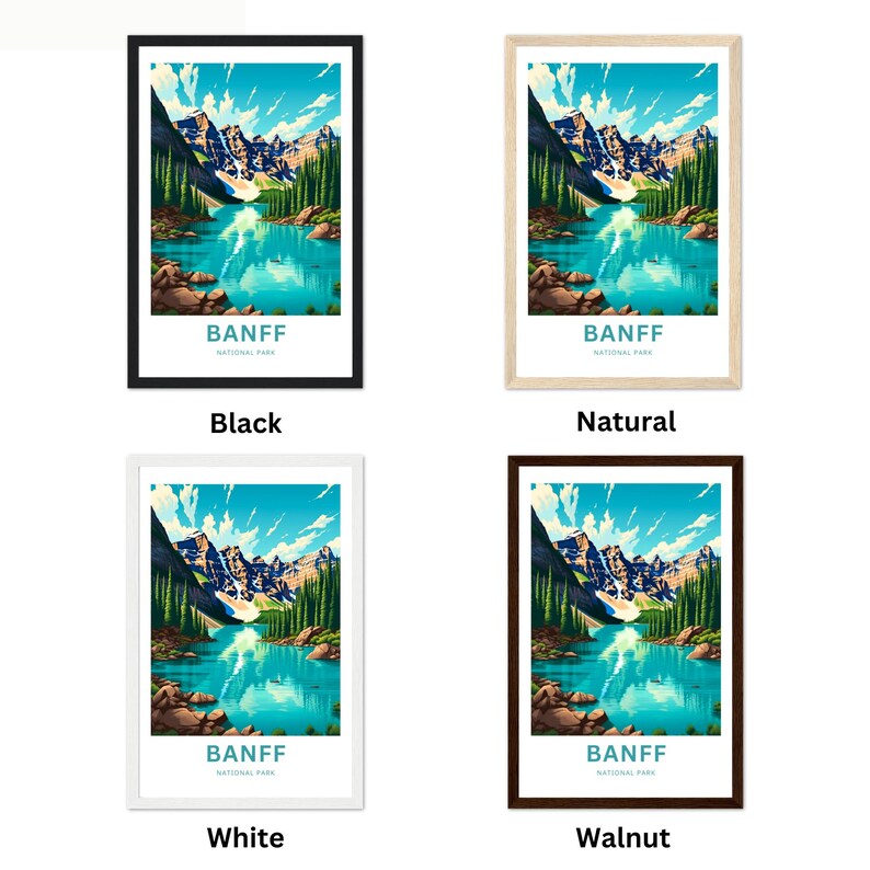 BANFF Travel Print BANFF Poster National Park Wall Art - Etsy Australia