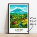 Davao Travel Print - Davao Poster, Philippines Wall Art, Framed Present ...
