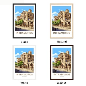 Personalized Intramuros Travel Print - Intramuros Poster, Philippines ...