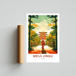 Personalized Meiji Jingu Travel Print - Meiji Jingu Poster, Japan Wall ...