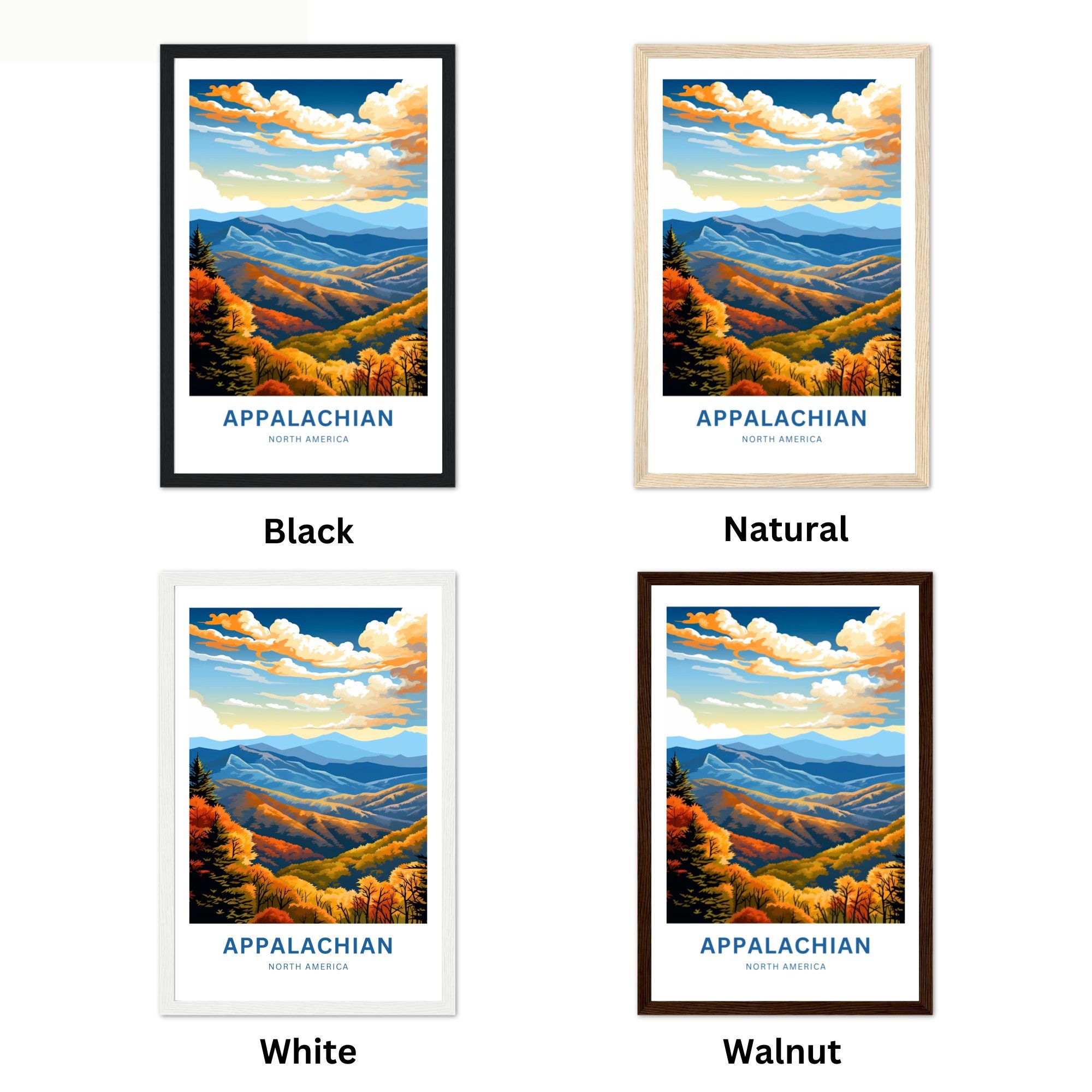 Personalized Appalachian Mountains Print Appalachian Poster, North ...