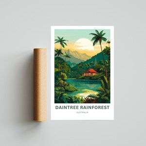 Personalized Daintree Rainforest Travel Print - Daintree Rainforest ...