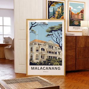 Malacañang Palace Travel Print - Malacañang Palace Poster, Manila Wall ...