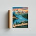 Queenstown Vintage Travel Poster - Queenstown Print, New Zealand ...