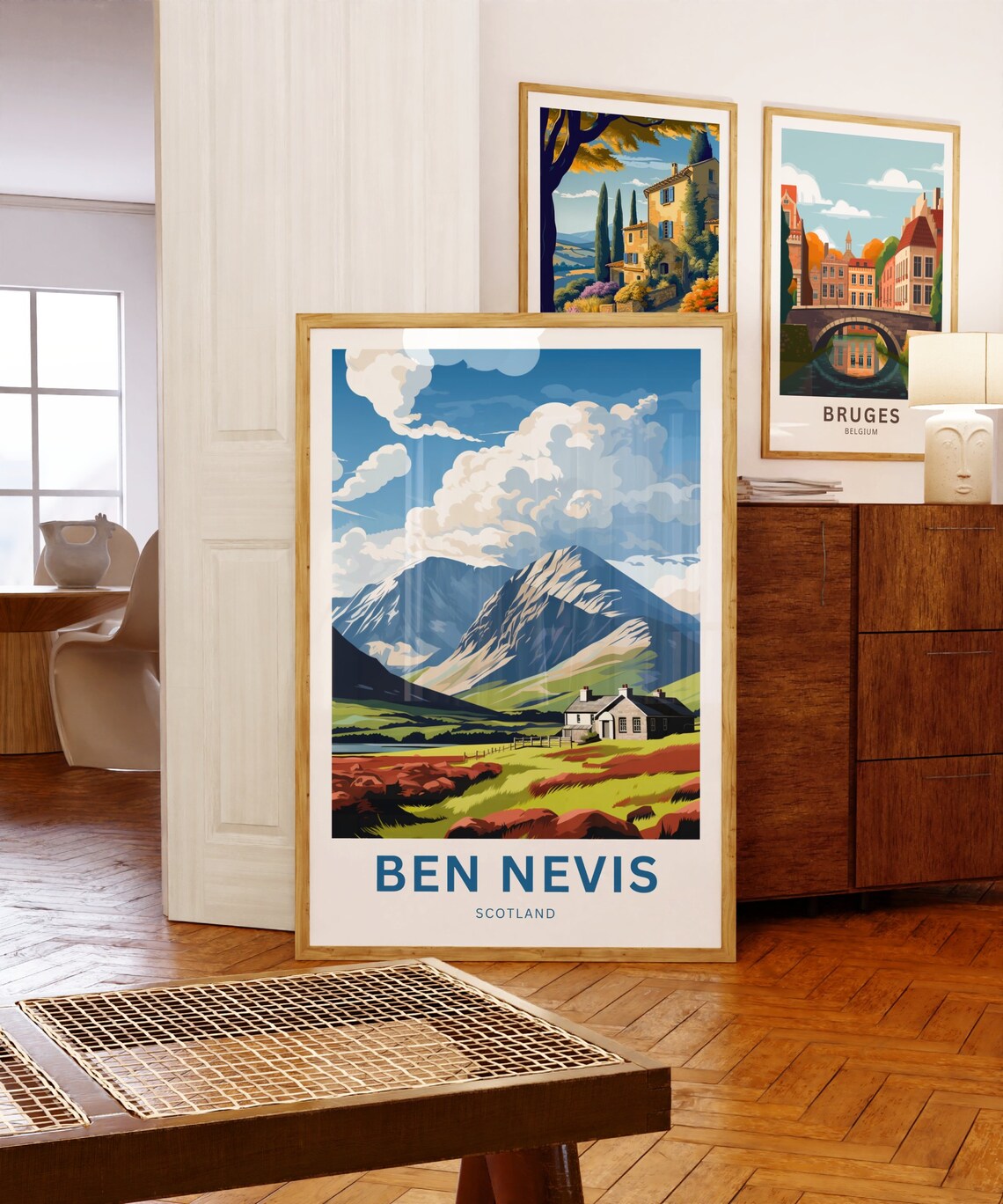 Personalized Ben Nevis Travel Print - Ben Nevis Poster, Scotland Wall ...