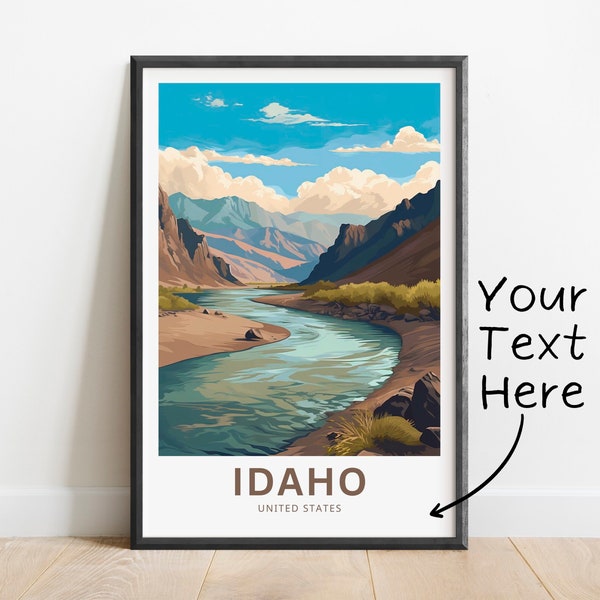 Idaho Poster - Etsy