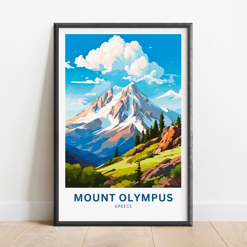 Mount Olympus Poster - Etsy