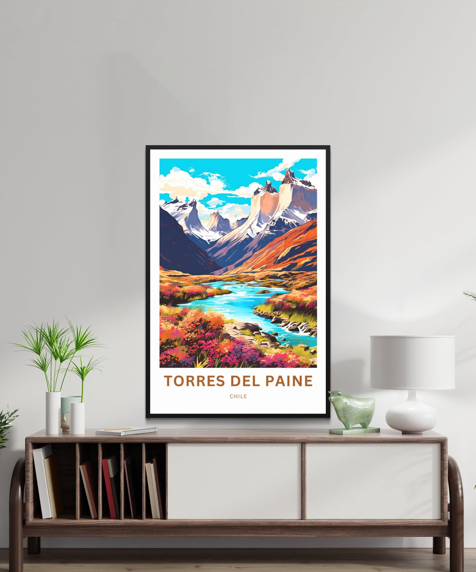 Personalized Torres Del Paine Travel Print - Torres Del Paine Poster ...