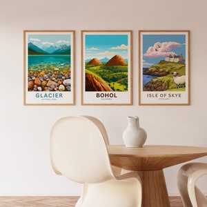 Bohol Travel Print - Bohol Poster, Philippines Wall Art, Framed Present ...