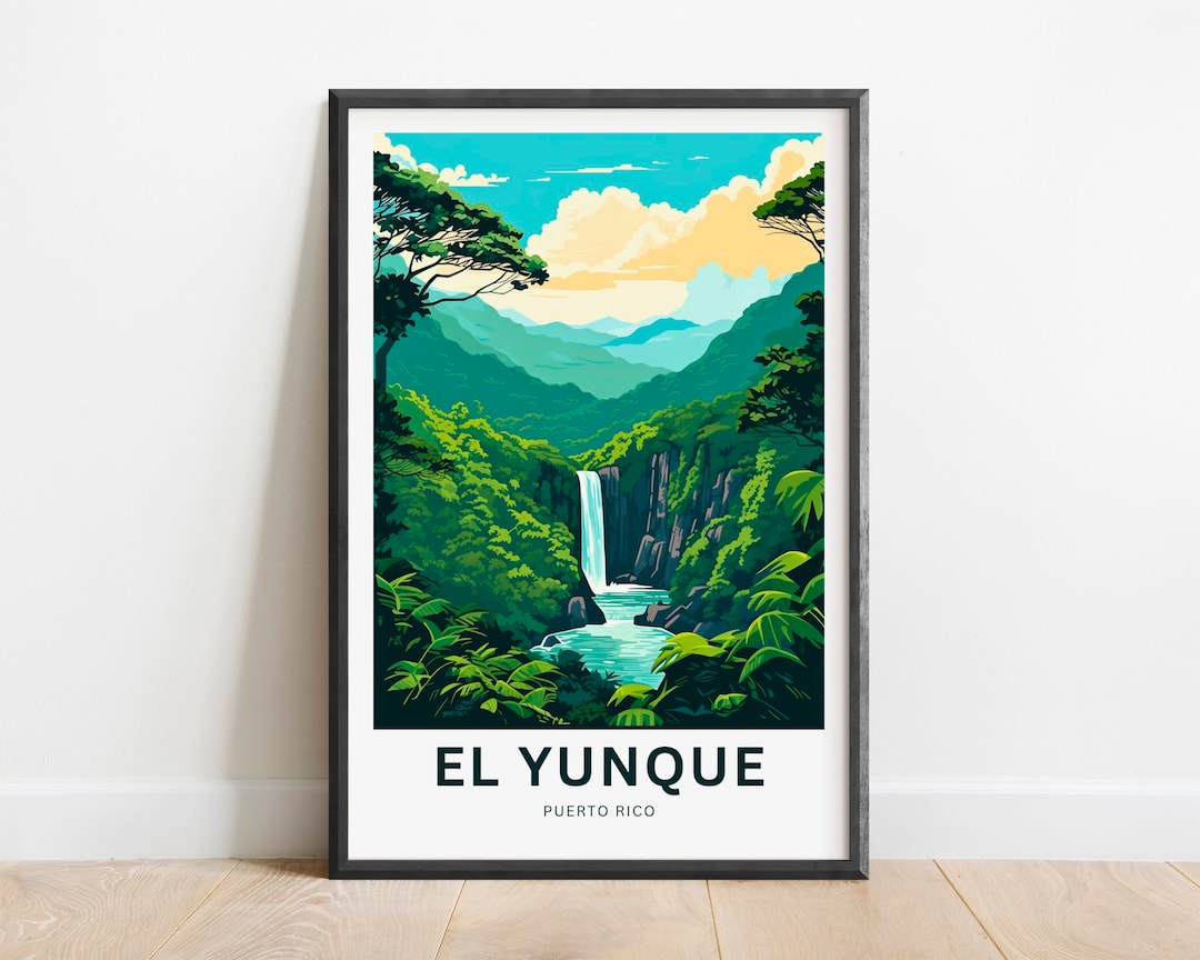 El Yunque Travel Print - El Yunque Poster, El Yunque National Forest ...