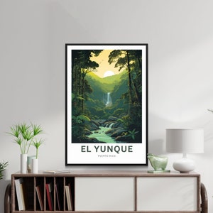 El Yunque Travel Print - El Yunque Poster, El Yunque National Forest ...