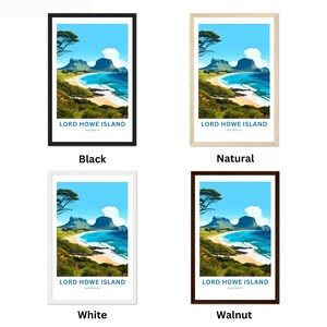 Lord Howe Island Travel Print - Lord Howe Island Poster, Australia Wall ...