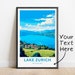 Lake Conroe Vintage Travel Poster Lake Conroe Print, Texas Vintage Wall ...