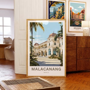 Malacañang Palace Travel Print - Malacañang Palace Poster, Manila Wall ...