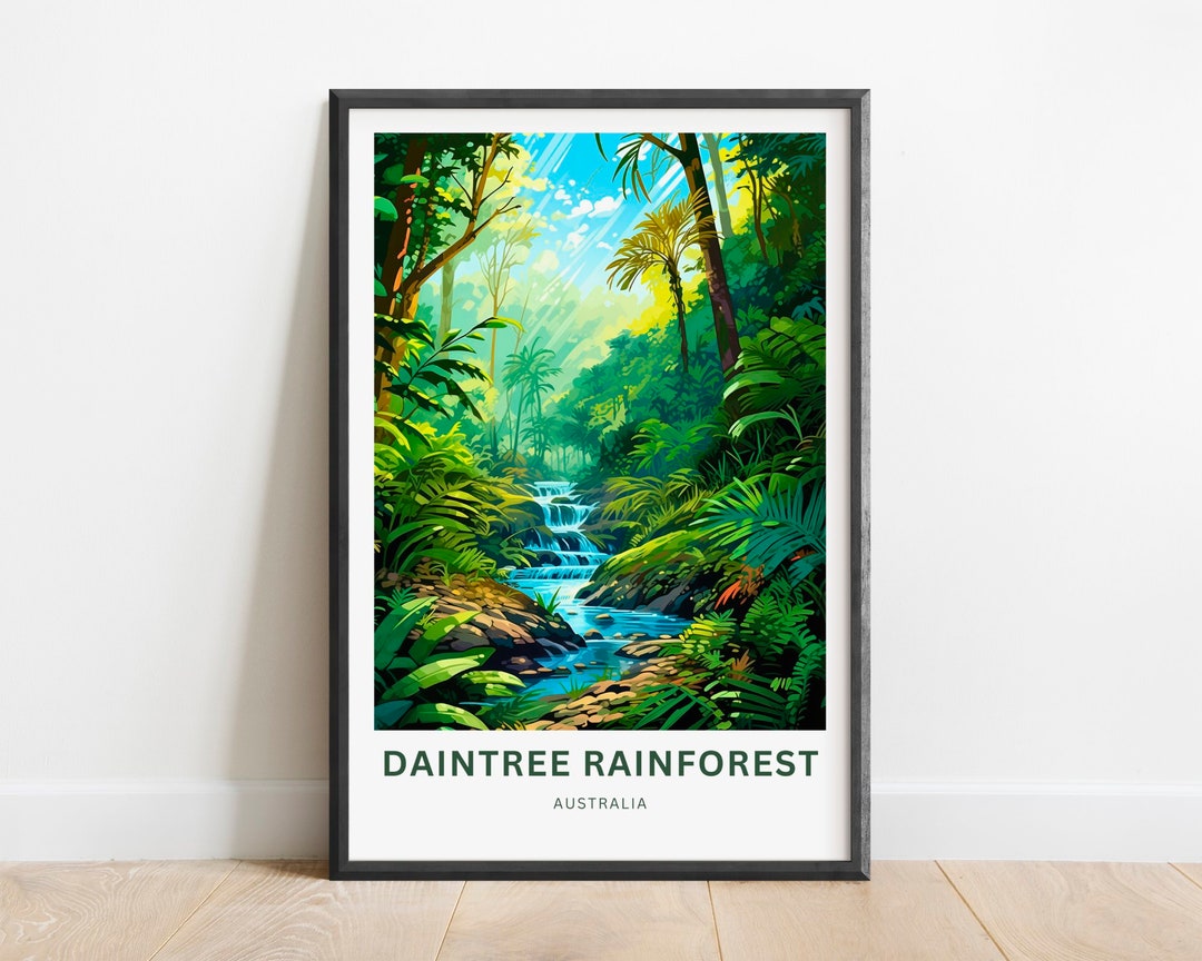 Daintree Rainforest Travel Print - Daintree Rainforest Poster ...