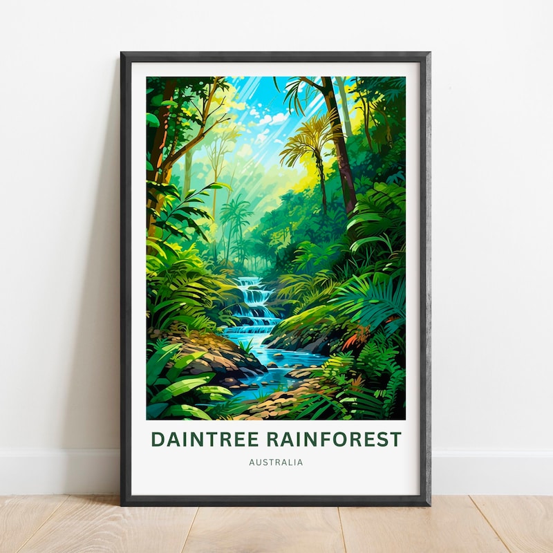 Rainforest Poster - Etsy UK