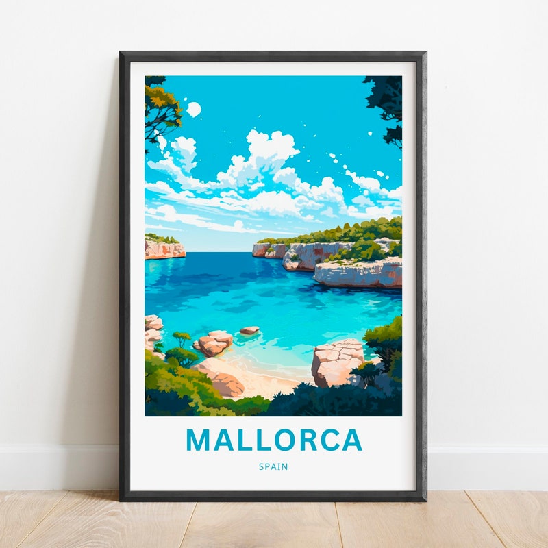 Mallorca Poster - Etsy