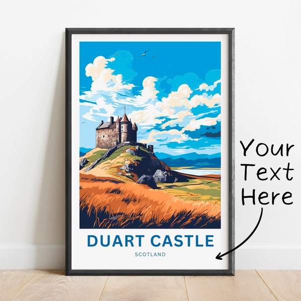 Scotland Castle Poster - Etsy