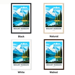 Personalized Mount Robson Travel Print Mount Robson Poster, Canada Wall ...