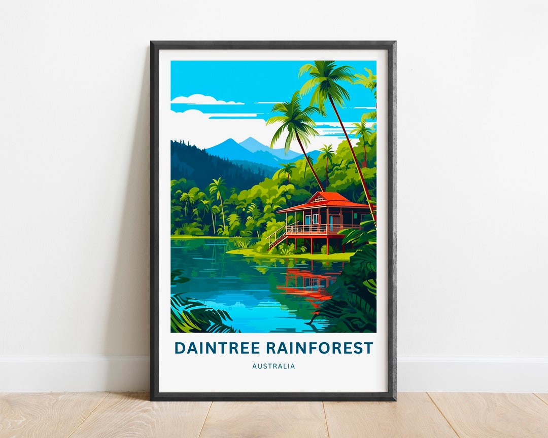 Daintree Rainforest Travel Print - Daintree Rainforest Poster ...