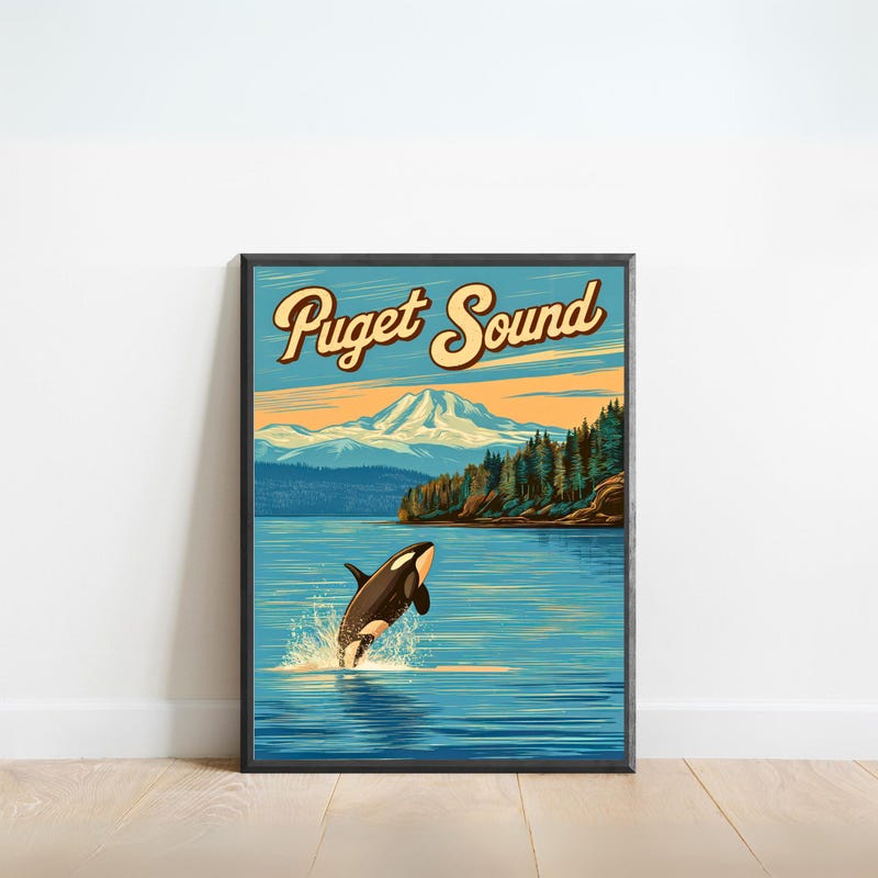 Puget Sound Art - Etsy
