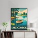 Lake Conroe Vintage Travel Poster - Lake Conroe Print, Texas Vintage ...