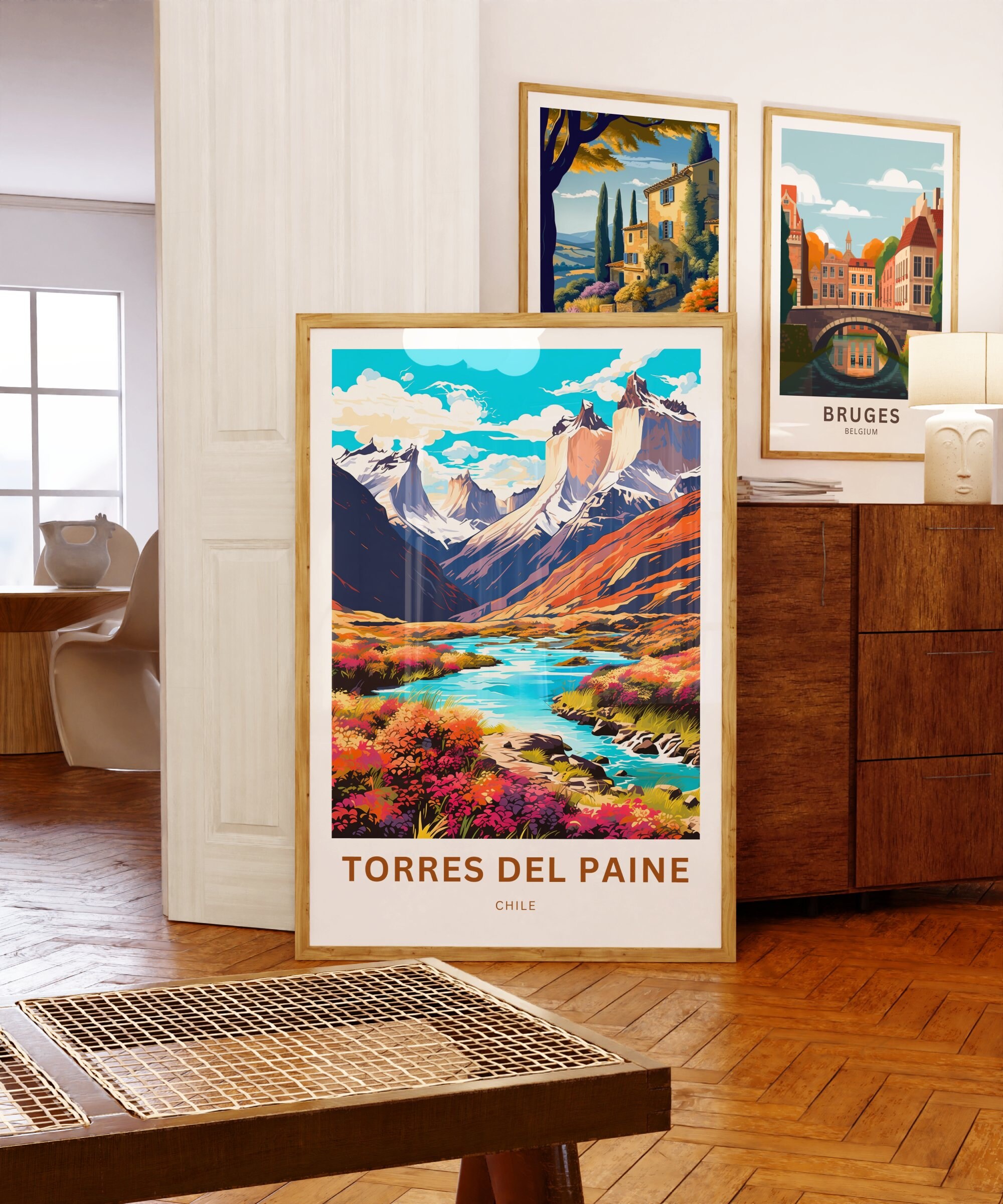 Personalized Torres Del Paine Travel Print - Torres Del Paine Poster ...