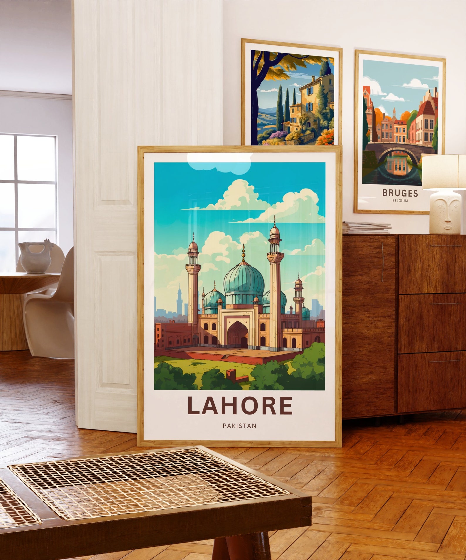 Lahore Travel Print - Lahore Poster, Pakistan Wall Art, Framed Present ...
