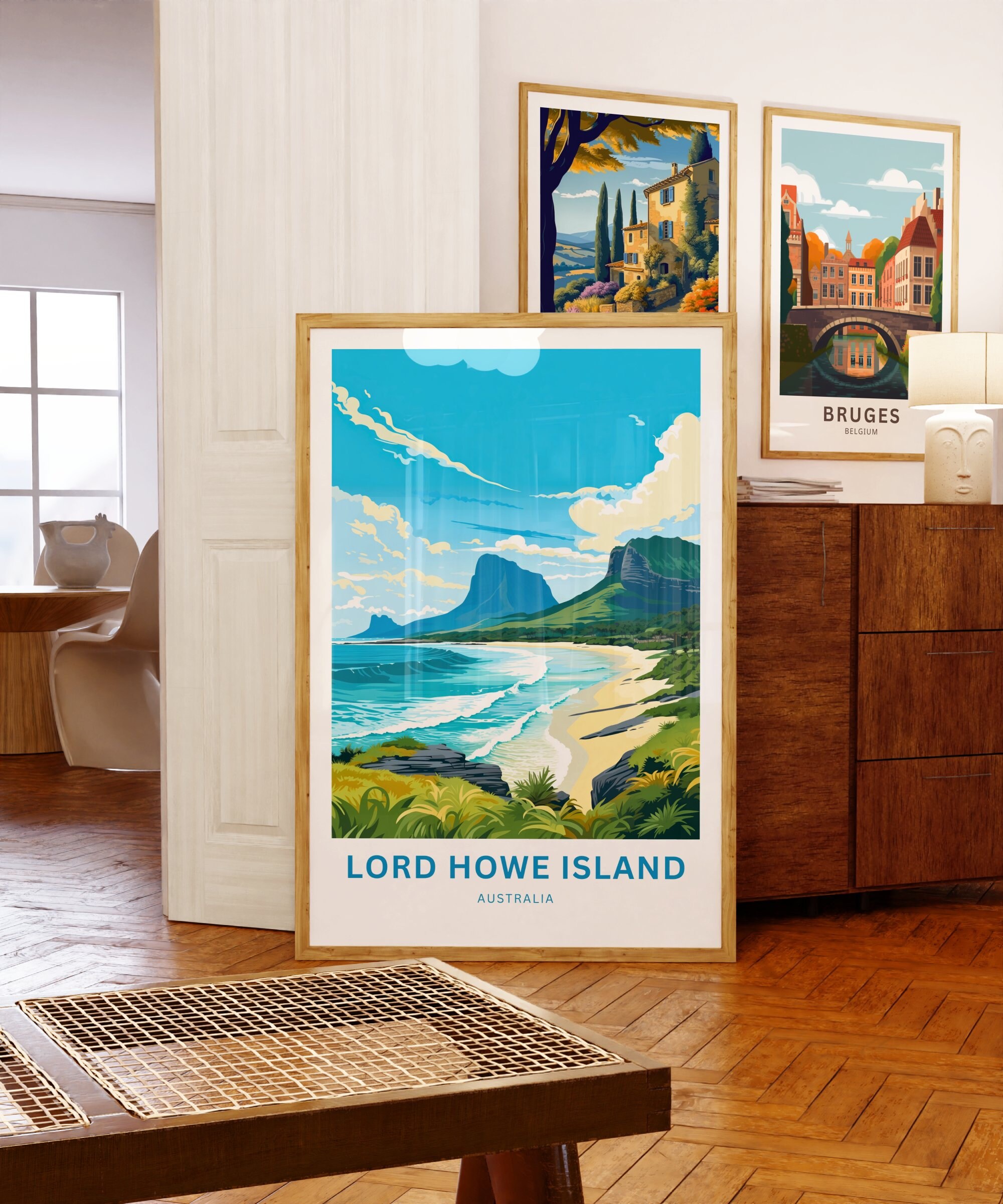 Lord Howe Island Travel Print - Lord Howe Island Poster, Australia Wall ...