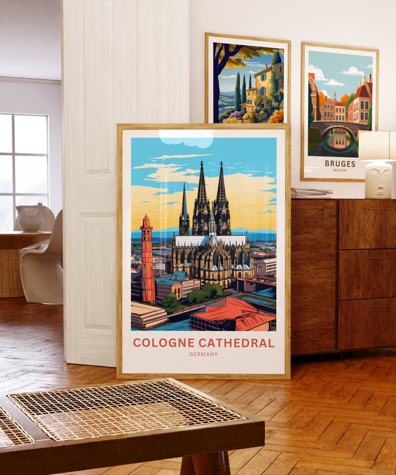 Personalized Cologne Cathedral Print Cologne Cathedral Poster, Germany ...