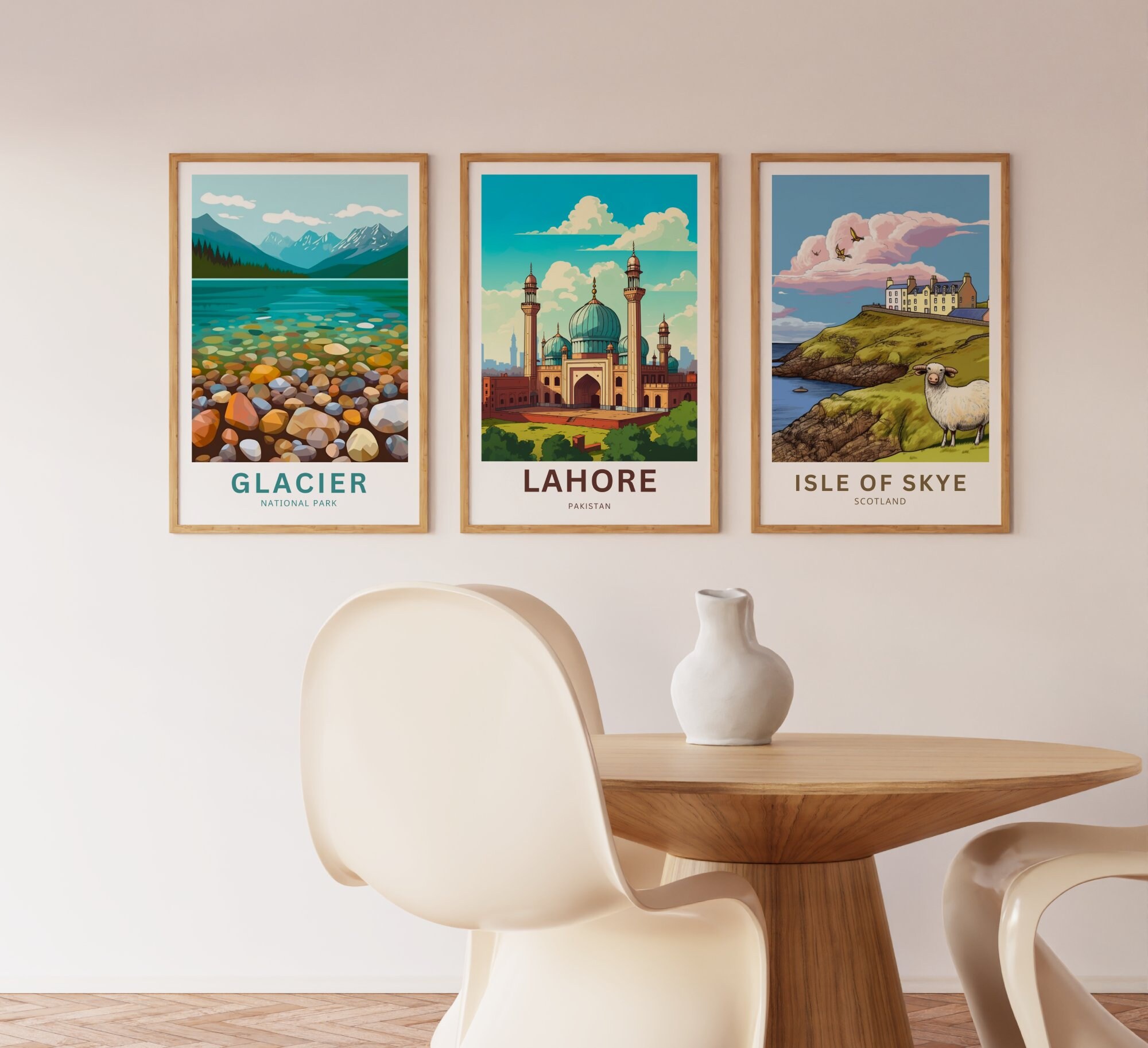 Lahore Travel Print - Lahore Poster, Pakistan Wall Art, Framed Present ...